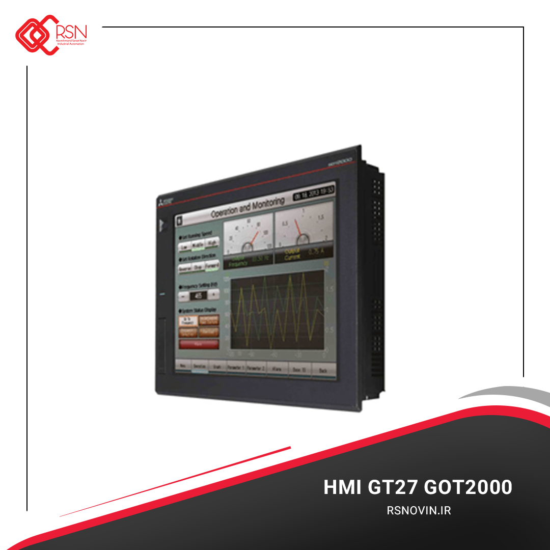 GT27 از HMIهای سری GOT2000 میتسوبیشی الکتریک
