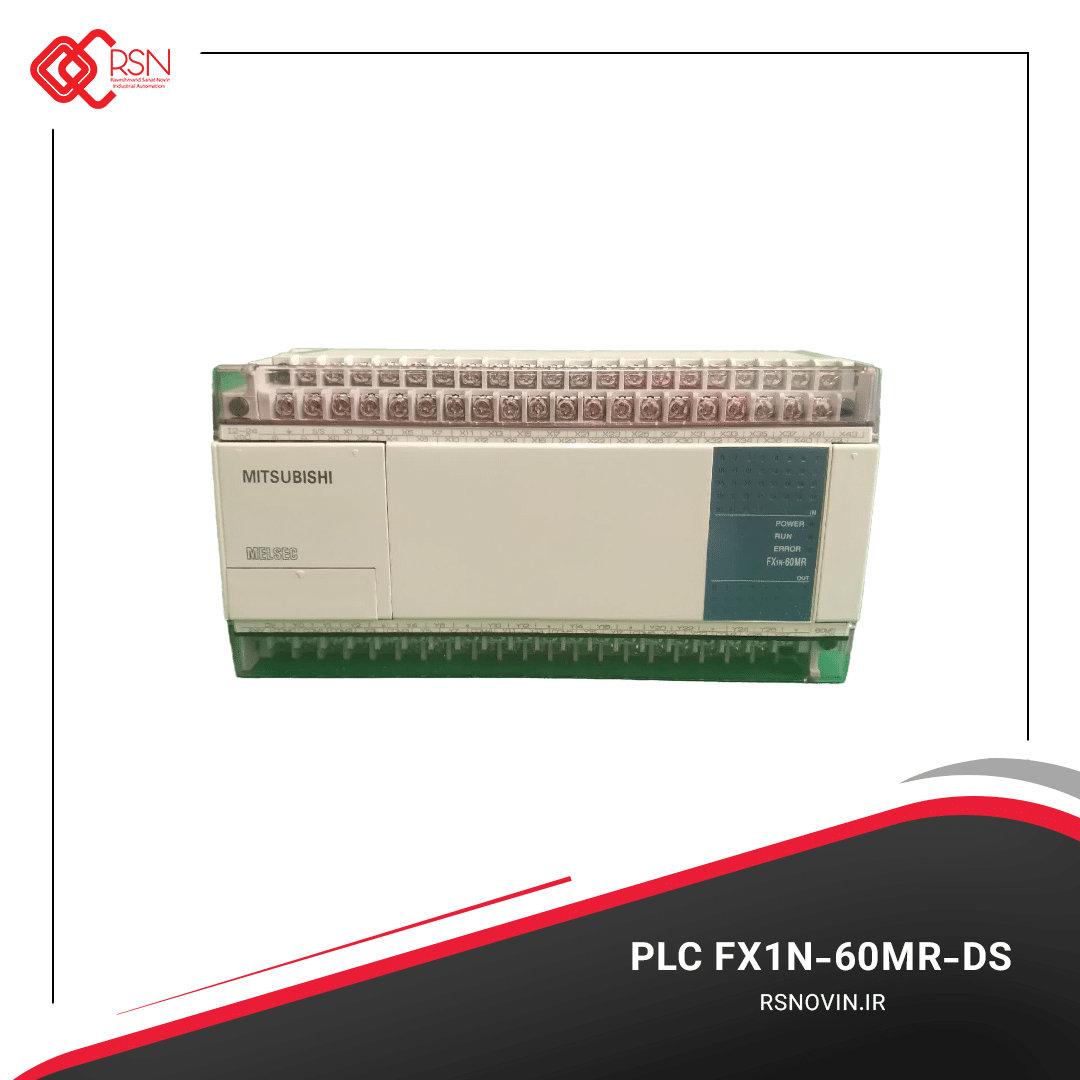 PLC میتسوبیشی مدل FX1N-60MR-DS - روشمند صنعت نوین