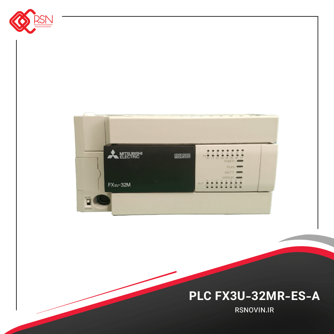 PLC میتسوبیشی مدل FX3U-32MR-ES-A - روشمند صنعت نوین